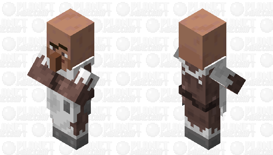 Old Leather Worker Remake Minecraft Mob Skin
