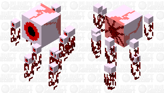 Scary eyeball Minecraft Mob Skin