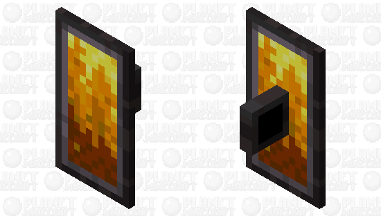 Reinforced Blaze Shield Minecraft Mob Skin