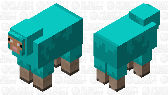 DIAMOND SHEEP Minecraft Mob Skin