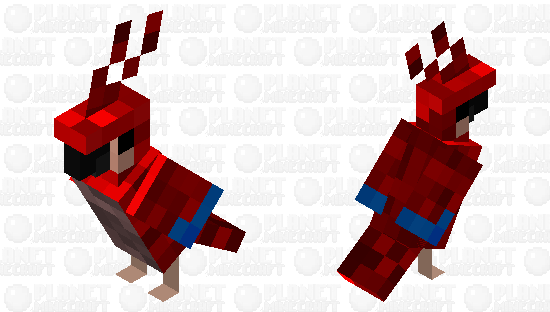 Dimitri The Parrot Minecraft Mob Skin