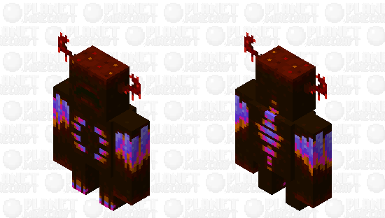 female warden Minecraft Mob Skin