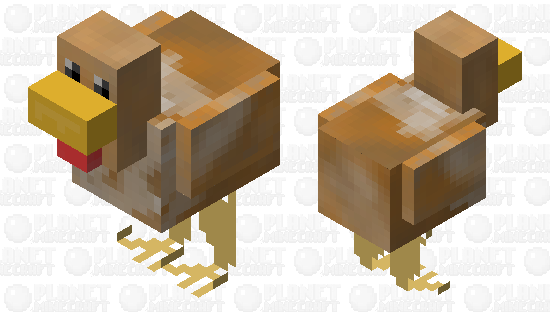HD Chicken Skin Minecraft Mob Skin