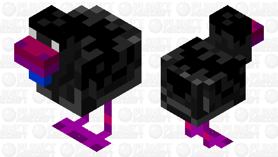 Cursed Chicken Minecraft Mob Skin