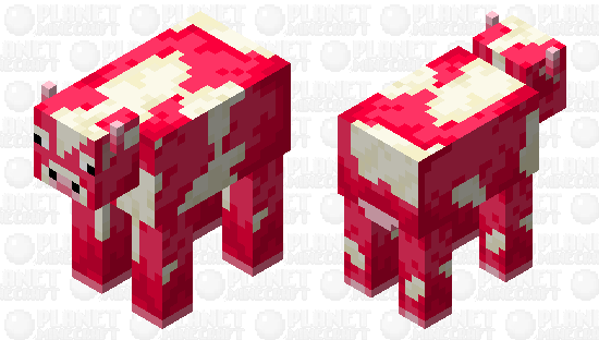 Strawberry Short Cow [Tasty Cakes Palette Contest] Minecraft Mob Skin
