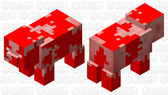The Bloody Pig Minecraft Mob Skin