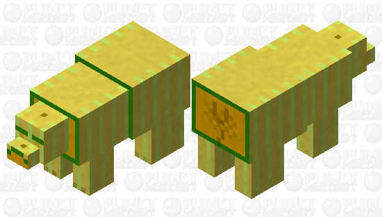 musk melonbear Minecraft Mob Skin