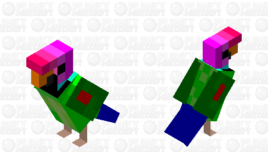 plum-headed parakeet Minecraft Mob Skin