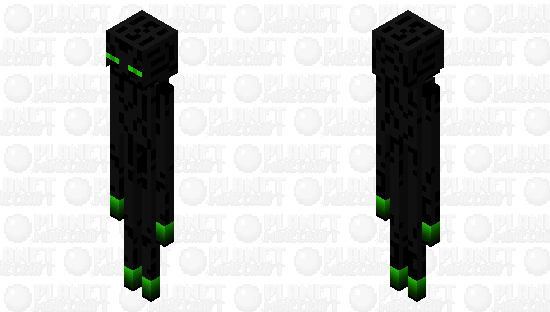 The Slime-Infested Enderman Minecraft Mob Skin