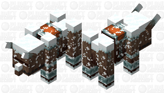 Snowy Taiga Ravager Minecraft Mob Skin