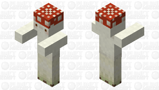 Mushroom Zombie Minecraft Mob Skin