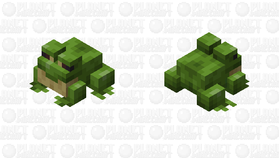 Frog Without Croak Body Minecraft Mob Skin