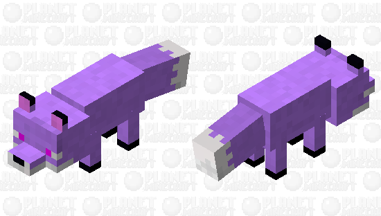 Pastel The Fox Minecraft Mob Skin