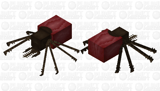 Creepy fat tick Minecraft Mob Skin