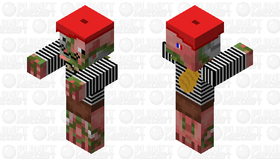 le zombie pigman Minecraft Mob Skin