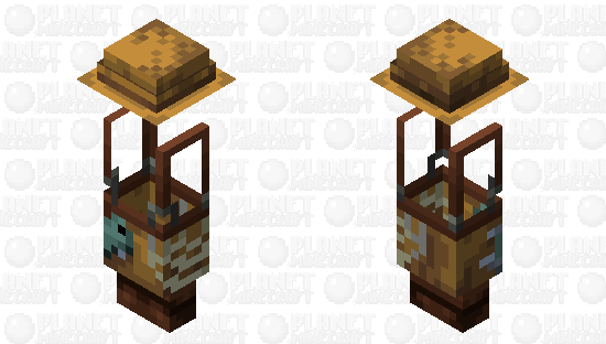 Fisherman template Minecraft Mob Skin