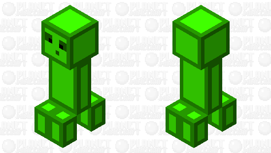 Slime Creeper Minecraft Mob Skin