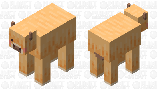 Cute Cow Minecraft Mob Skin