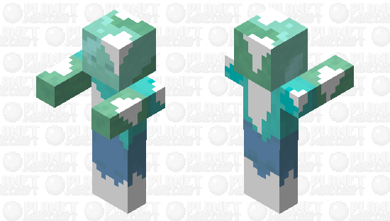 frozen zombie Minecraft Mob Skin