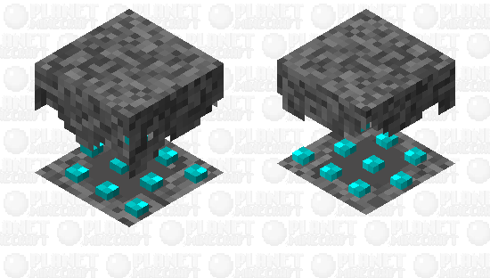 Diamonds in a cave Minecraft Mob Skin