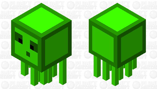 Slime Ghast Minecraft Mob Skin