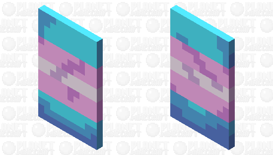 Trans Flag Cape Minecraft Mob Skin