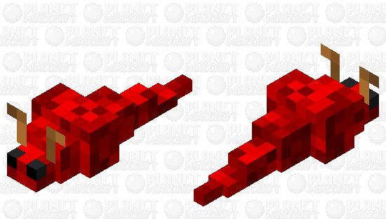 Shrimp :) Minecraft Mob Skin