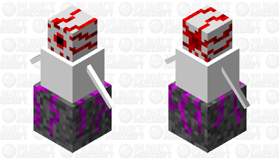 Eyeball snow golem skin Minecraft Mob Skin