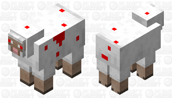 Rabid Sheep Minecraft Mob Skin