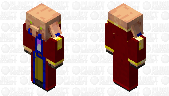 Piglin Wizard Minecraft Mob Skin