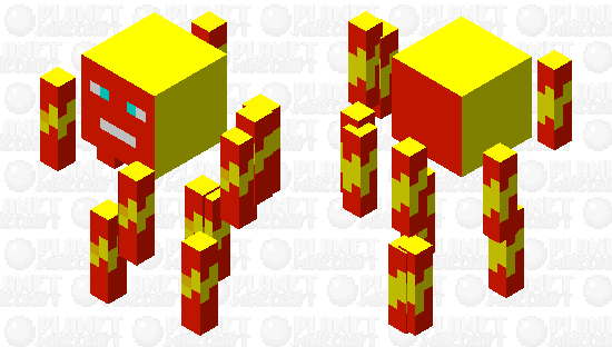 Mega Blaze Minecraft Mob Skin