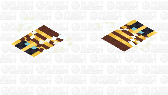 Flat bee Minecraft Mob Skin