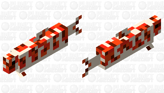 Koi Fish Minecraft Mob Skin