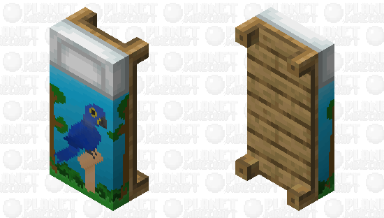 hyacinth macaw bed Minecraft Mob Skin