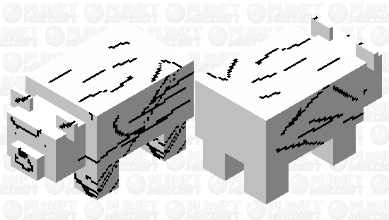 Derpy panda Minecraft Mob Skin