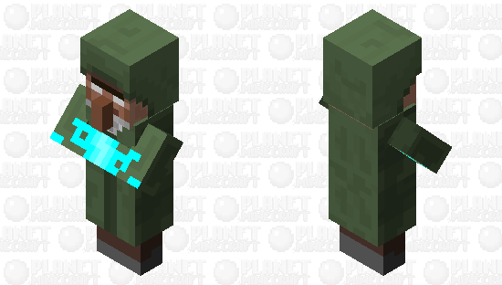 Wise Villager Minecraft Mob Skin