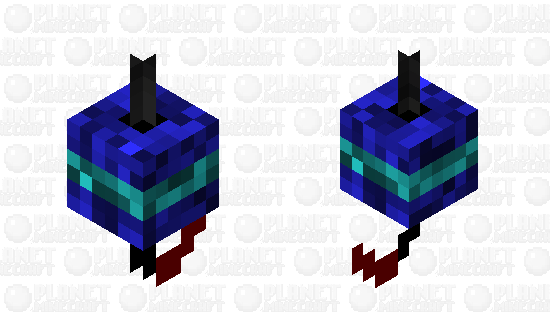 Blue Fishing Hook Minecraft Mob Skin