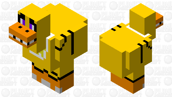Chica the Chicken Minecraft Mob Skin
