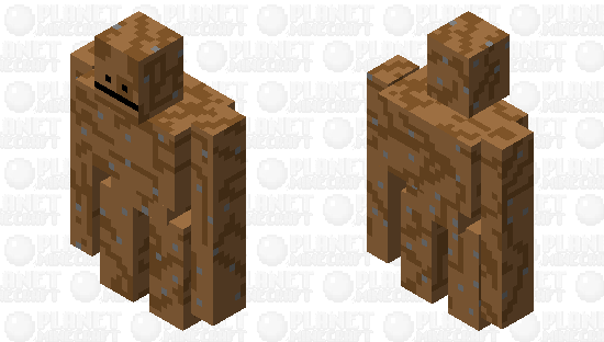 Mud Golom Minecraft Mob Skin