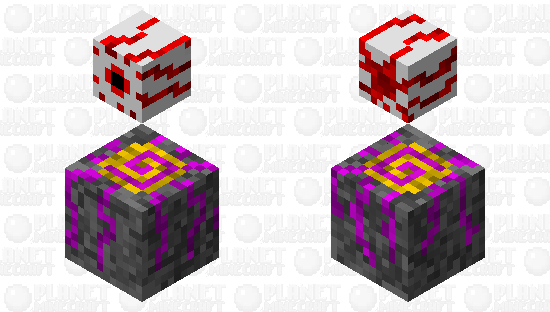 Fixed Floating Eyeball Snow Golem Skin Minecraft Mob Skin