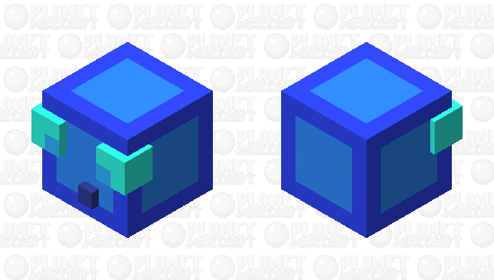Cute Water Slime Minecraft Mob Skin