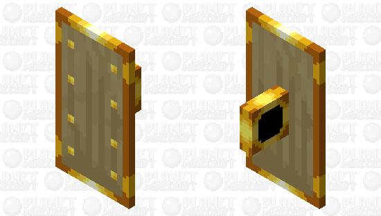 Golden Sheild Minecraft Mob Skin