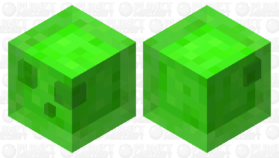 Saturation+ Slime Minecraft Mob Skin