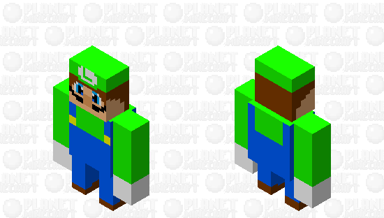 Luigi Minecraft Mob Skin