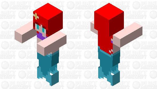 mermaid drown Minecraft Mob Skin