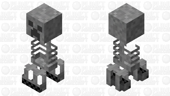 Skeleton Creeper Minecraft Mob Skin