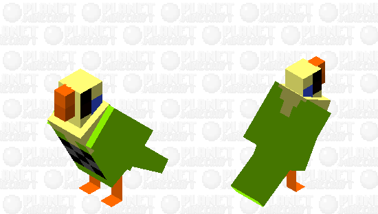 Parakeet With a Music Disc On Belly Minecraft Mob Skin