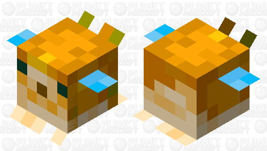 Saturation+ Pufferfish (medium) Minecraft Mob Skin