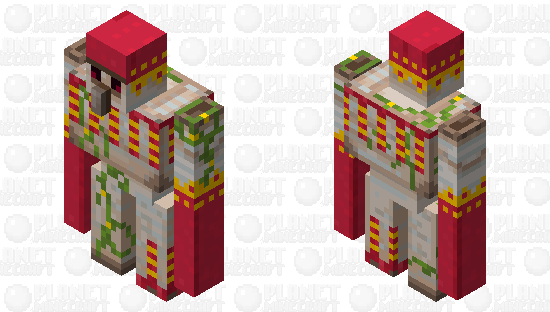 Fancy İron Golem Minecraft Mob Skin