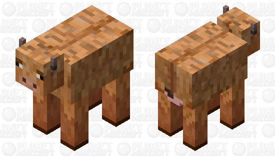wooly cow 2.0 Minecraft Mob Skin